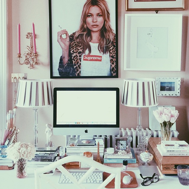 Décor Inspiration: Beautiful Home Offices, from Rachel Roy to Tory Burch
